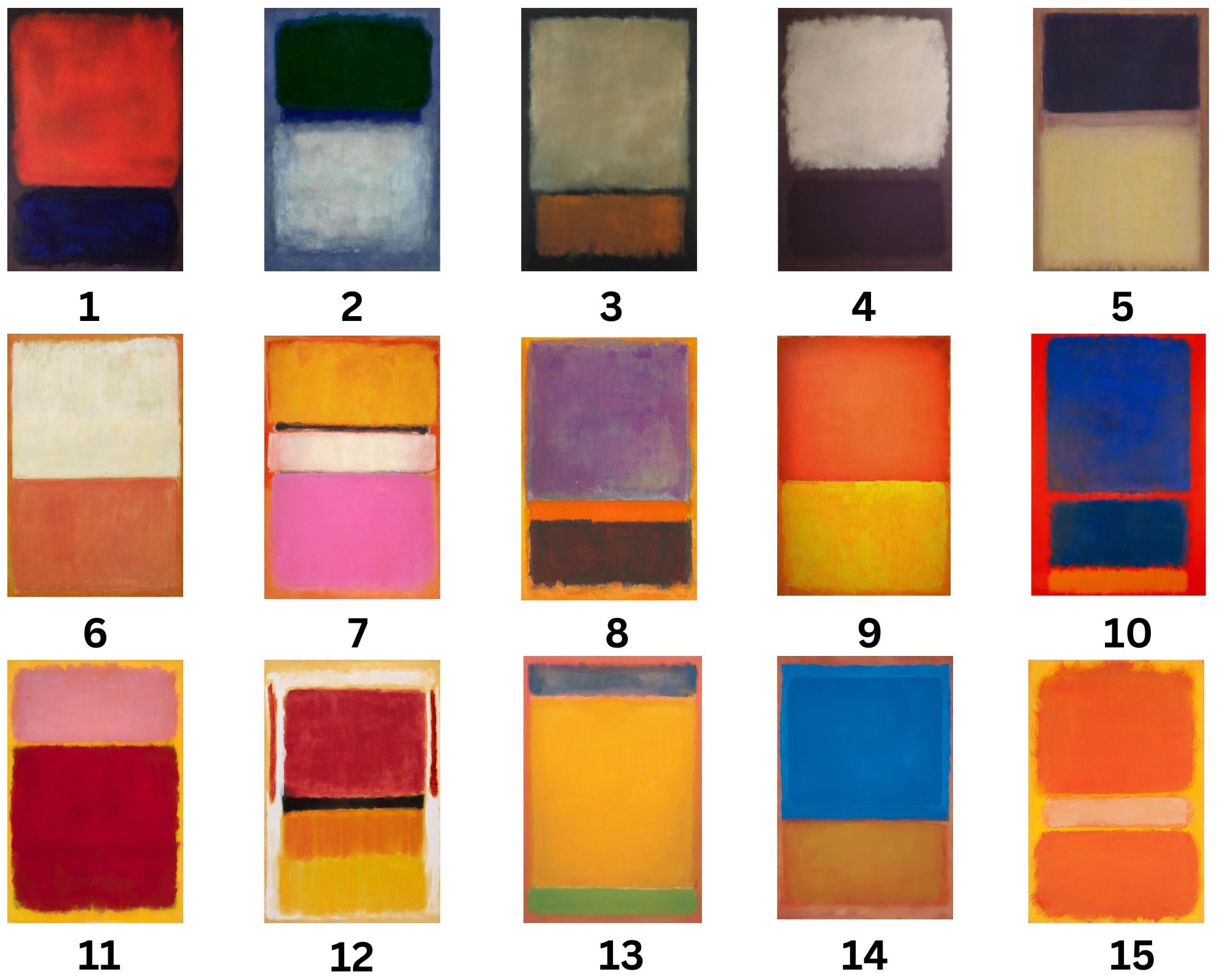 Custom Set of 2 Mark Rothko Wall Art ,create Your Own Canvas Set ...