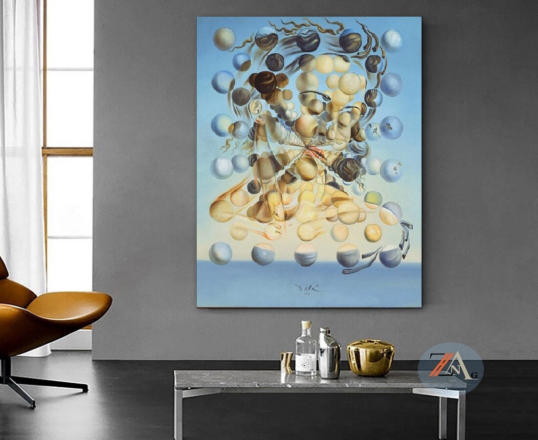 Galatea Of The Spheres By Salvador Dali Salvador Dali Canvas Print