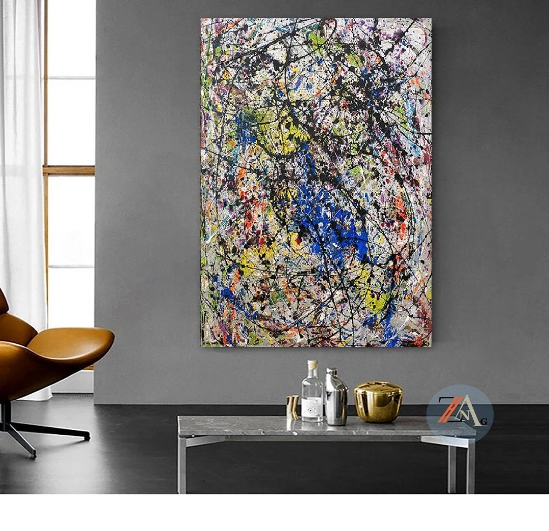 Reflection of the Big Dipper Wall Art, Jackson Pollock Art, Pollock ...