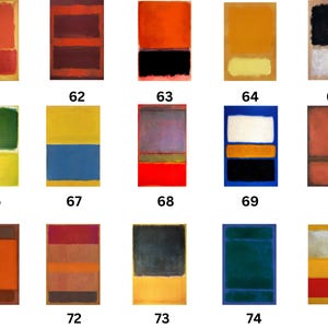 Custom Set of 2 Mark Rothko Wall Art ,create Your Own Canvas Set ...