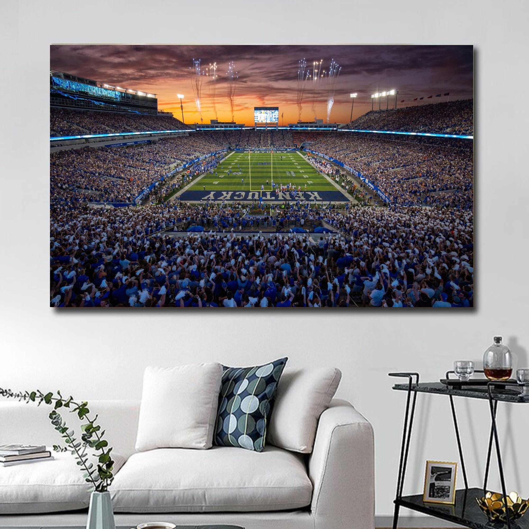 Kentucky Wildcats Stadium Canvas Wall Art, Kroger Field Stadium Wall ...