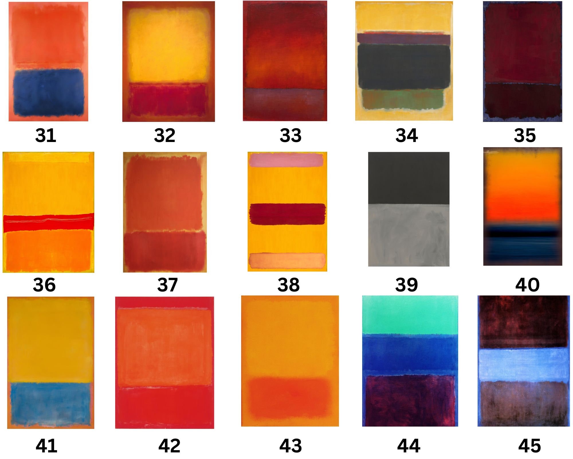 Custom Set of 2 Mark Rothko Wall Art ,create Your Own Canvas Set ...