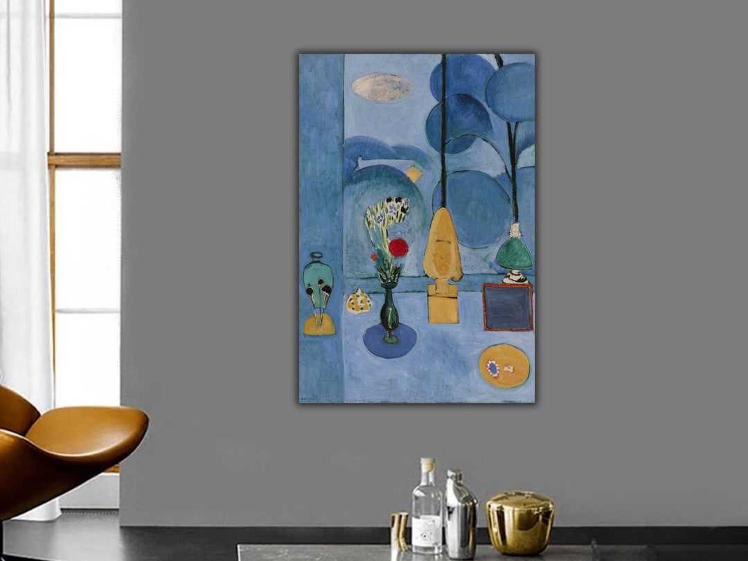 Blue Window Wall Art, Henri Matisse Canvas Print, Henri Matisse ...