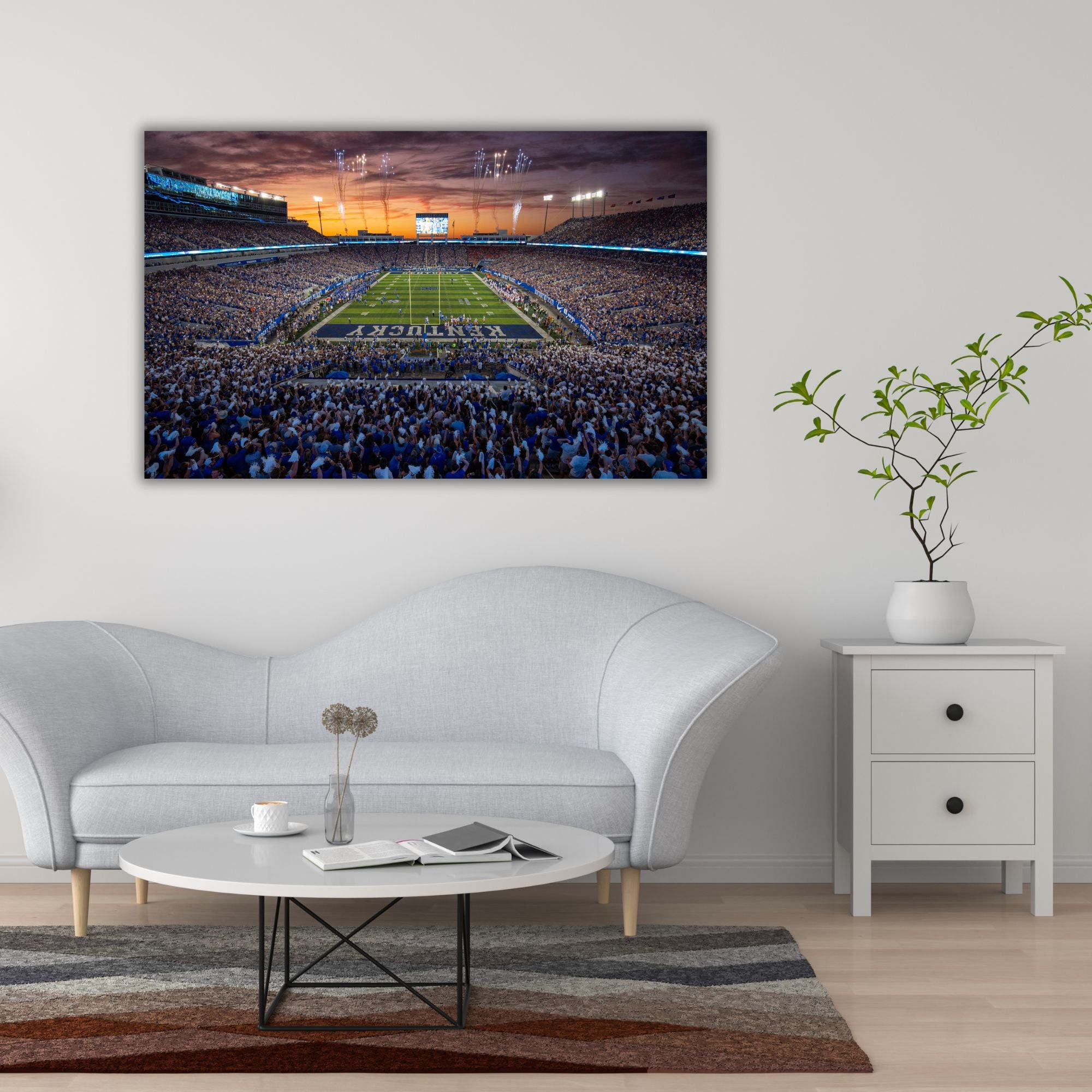 Kentucky Wildcats Stadium Canvas Wall Art, Kroger Field Stadium Wall ...