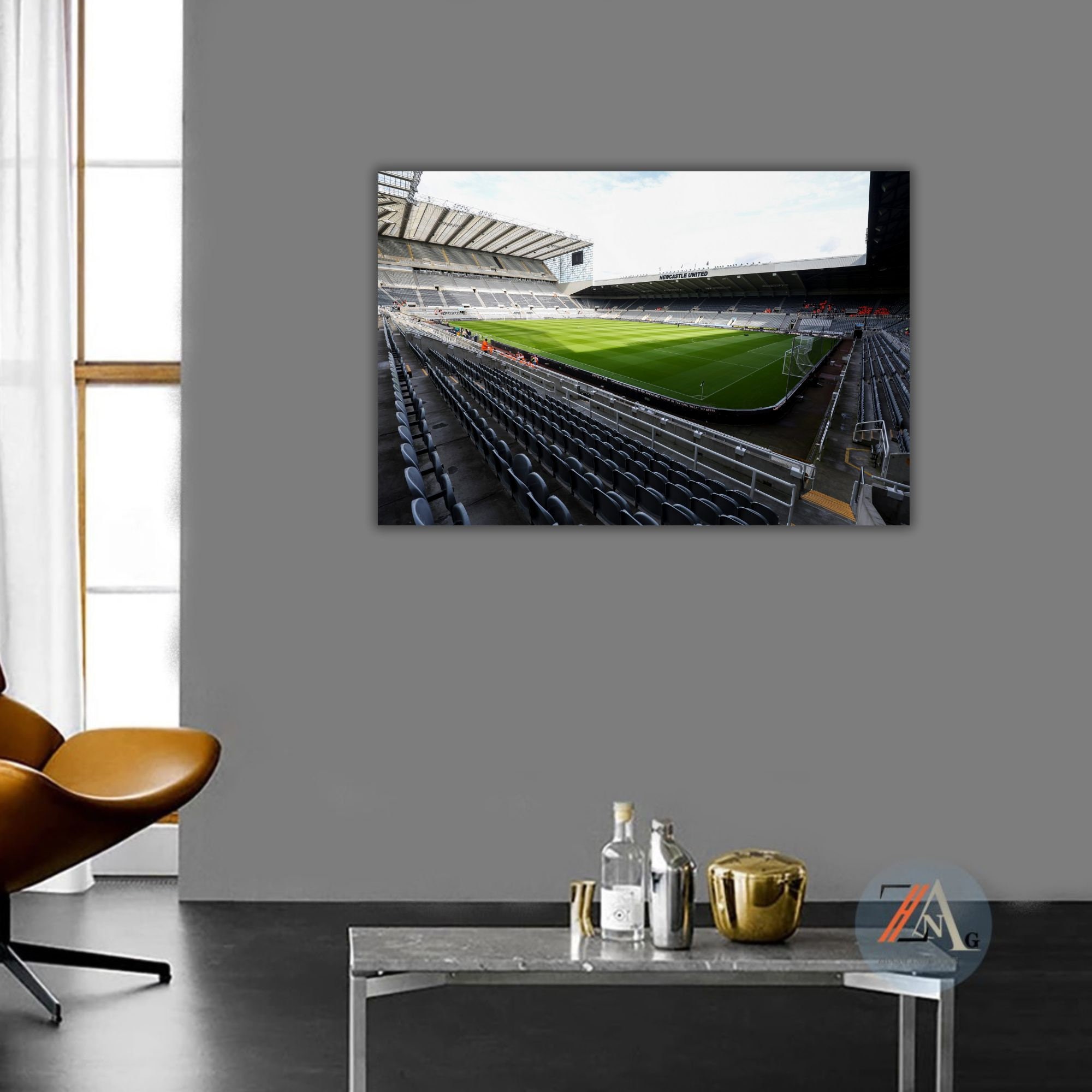 Newcastle United Football Stadium Canvas Wall Art Newcastle - Etsy