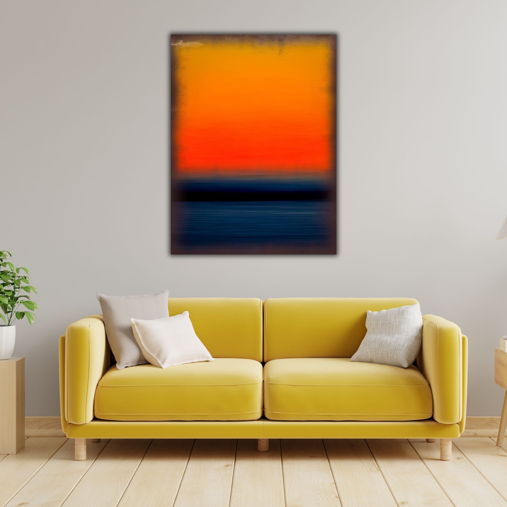 Mark Rothko Blue & Orange Wall Art, Mark Rothko Prints, Mark Rothko ...