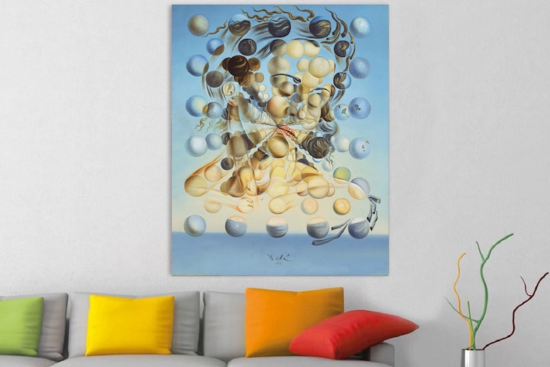 Galatea of the Spheres by Salvador Dali, Salvador Dali Canvas Print ...