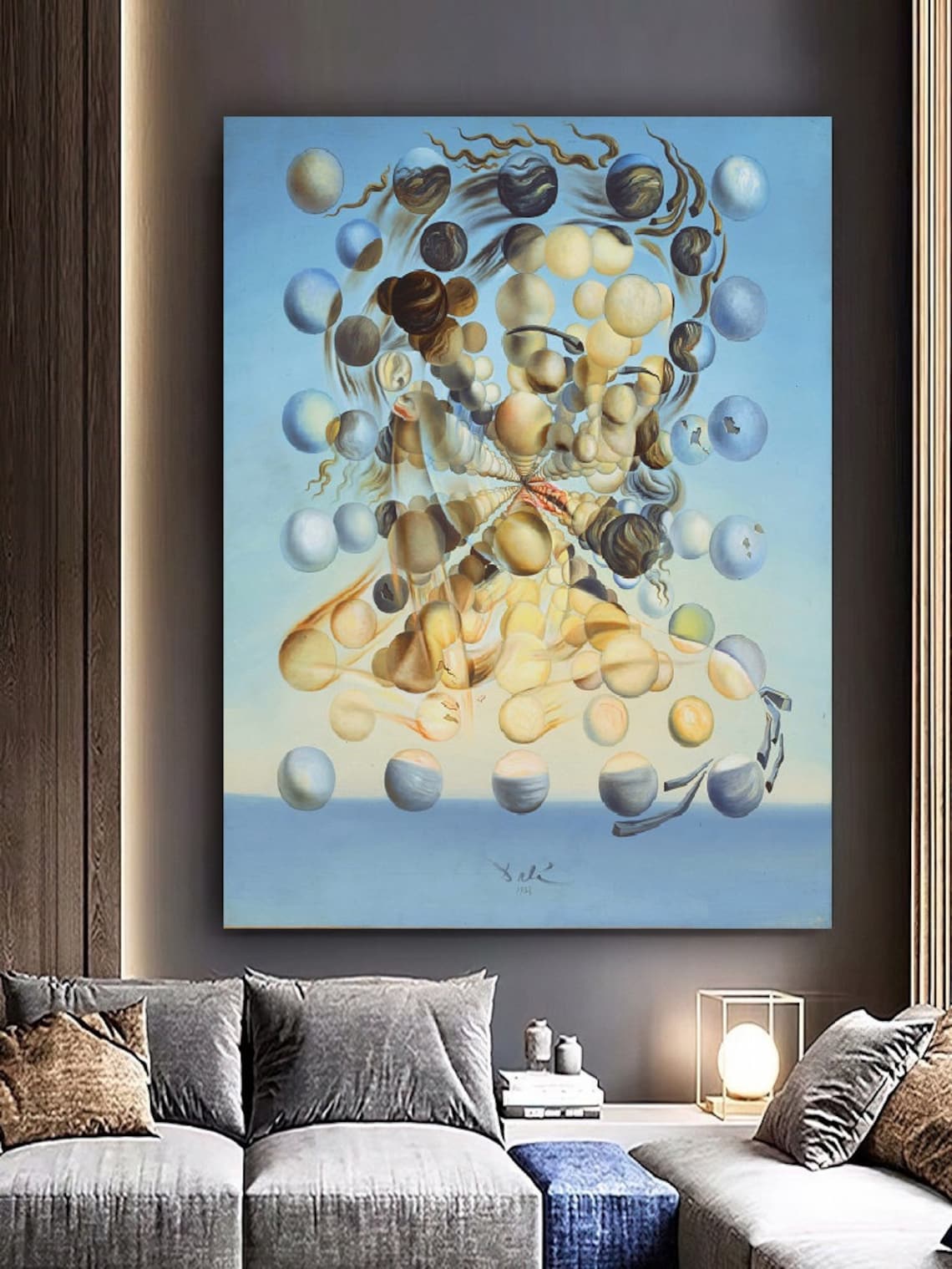 Galatea Of The Spheres By Salvador Dali Salvador Dali Canvas Etsy