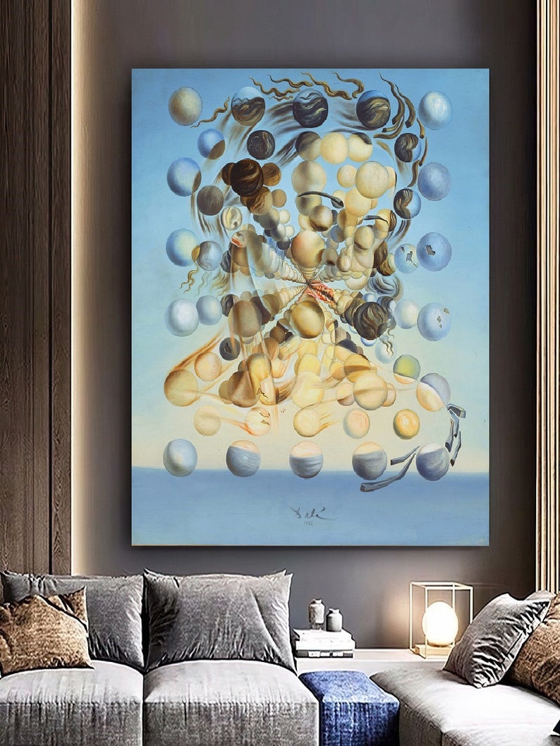 Galatea of the Spheres by Salvador Dali, Salvador Dali Canvas Print ...