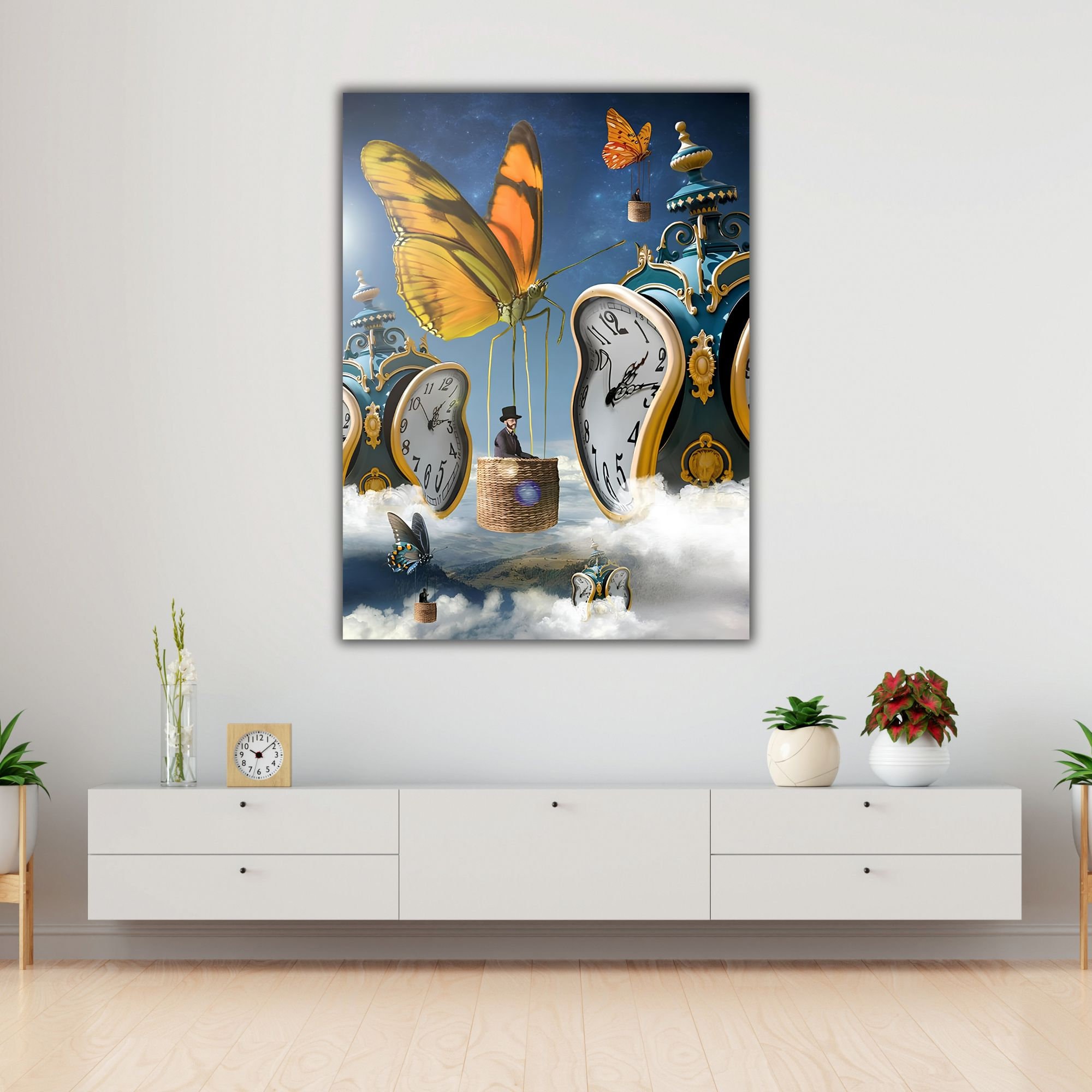 Time Travelling by Salvador Dali Canvas Print, Surrealism Art, Abstract ...