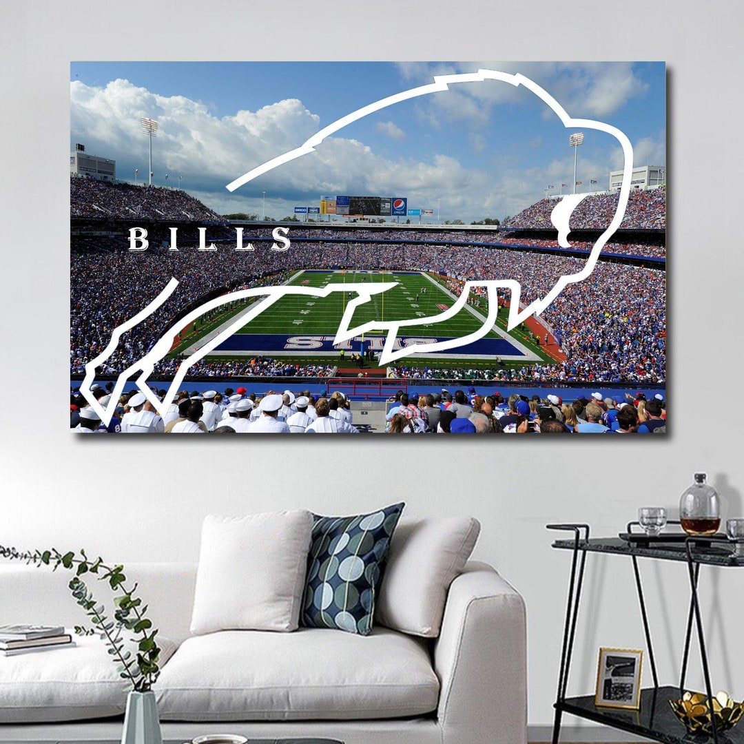 Buffalo Bills Canvas Wall Art, Dallas Cowboys Wall Decor, Buffalo Bills ...