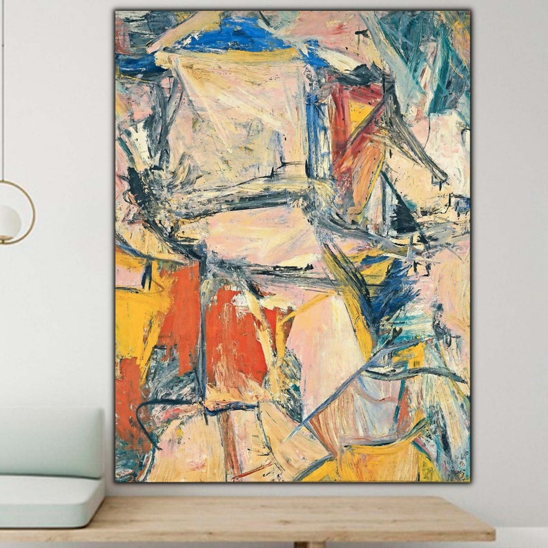 Willem De Kooning Wall Art, Interchange Canvas Print, Kooning ...