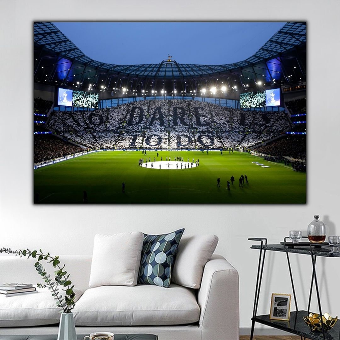 Tottenham Hotspur Football Club Canvas Print, Tottenham Hotspur Stadium ...