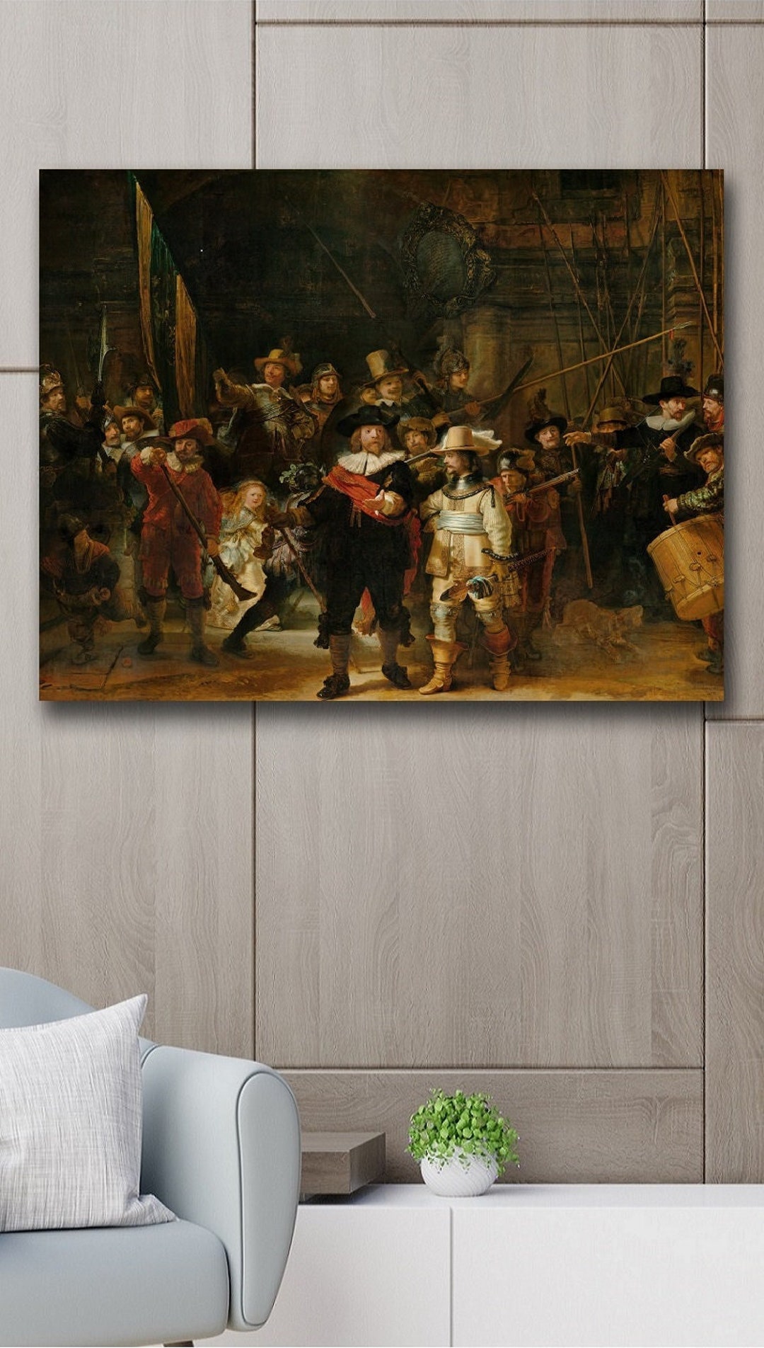 The Night Watch Canvas Print, the Night Watch by Rembrandt, the Night ...