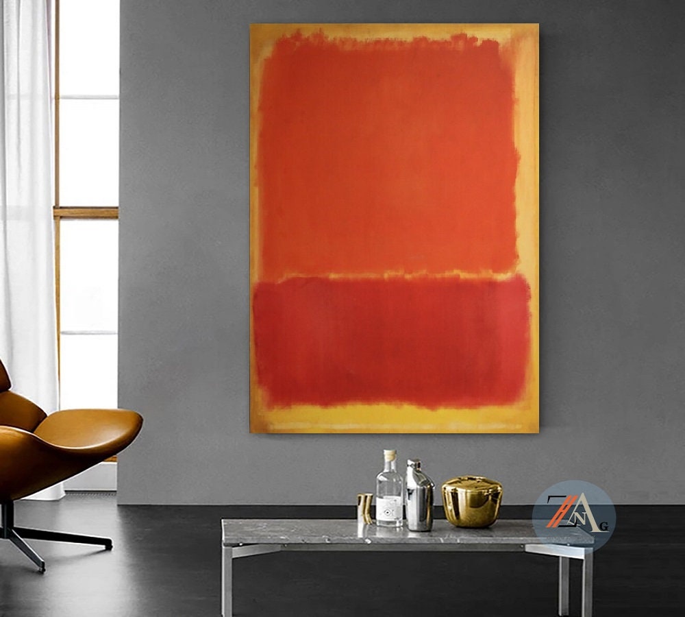Mark Rothko Set of 3 Prints Mark Rothko Canvas Wall Art Mark - Etsy
