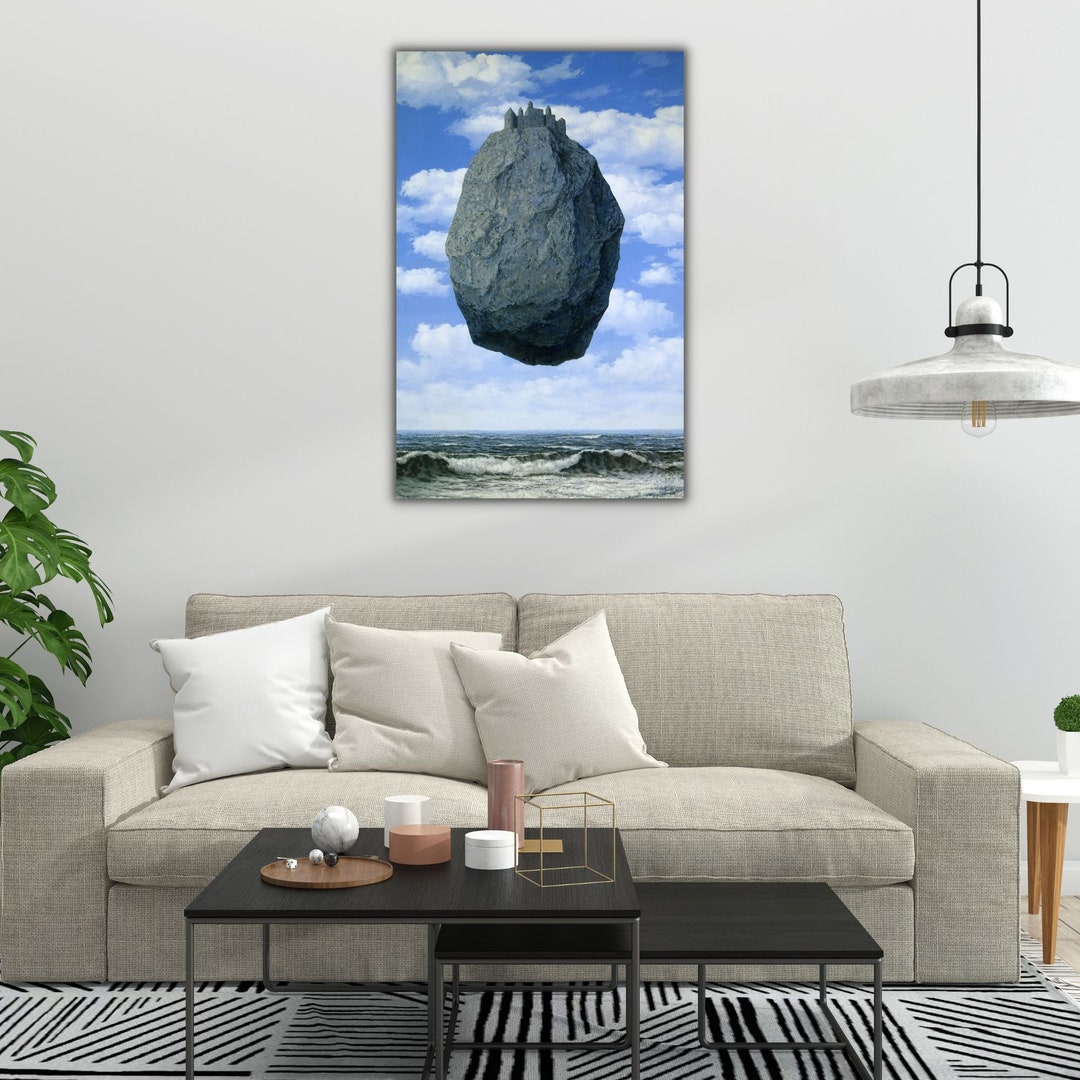 The Castle in the Pyrenees (1959) by Magritte Rene, Magritte Rene Wall ...