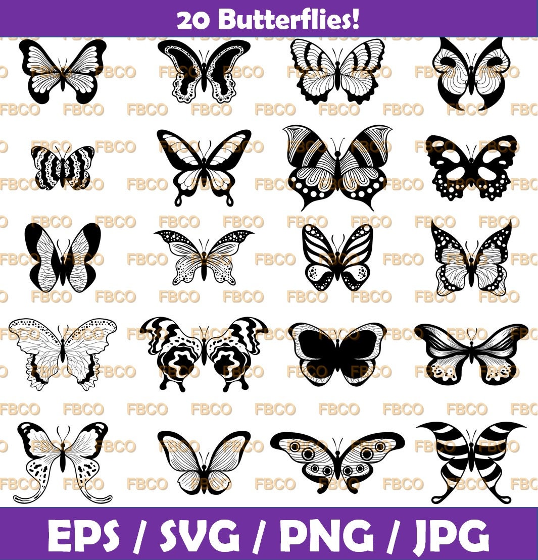 Mariposa SVG, Mariposa SVG, Mariposas, Archivos de mariposa para Cricut ...