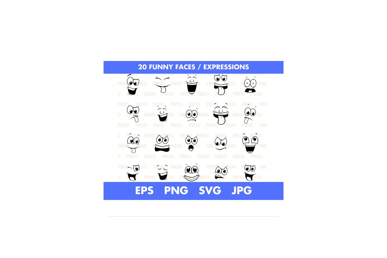 Face Emoji SVG, Face Expression SVG, Emoji SVG, Faces, Emoticon for ...