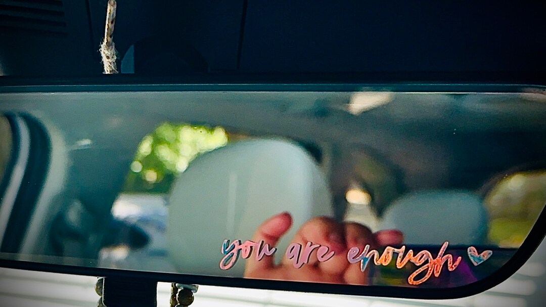 Custom Car Mirror Decals - Etsy