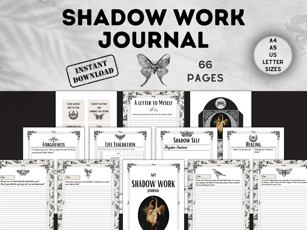 Shadow Work Journal Prompts PDF| Shadow Work Workbook| Inner Child ...