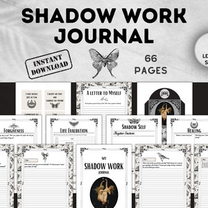 Shadow Work Journal Prompts PDF| Shadow Work Workbook| Inner Child ...