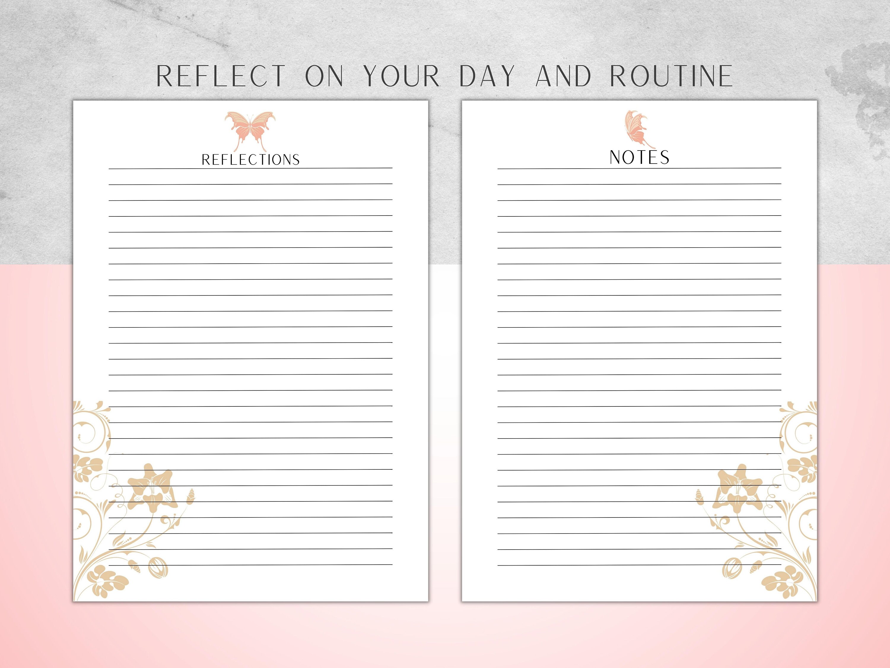 Chronic Pain Journal, Daily Symptom Tracker, Printable Health Tracker ...