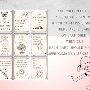 Chronic Pain Affirmation Cards Deck PDF, Chronic Illness Cards, Daily ...
