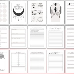 Self Confidence Journal PRINTABLE| Self Esteem Planner| Confidence ...
