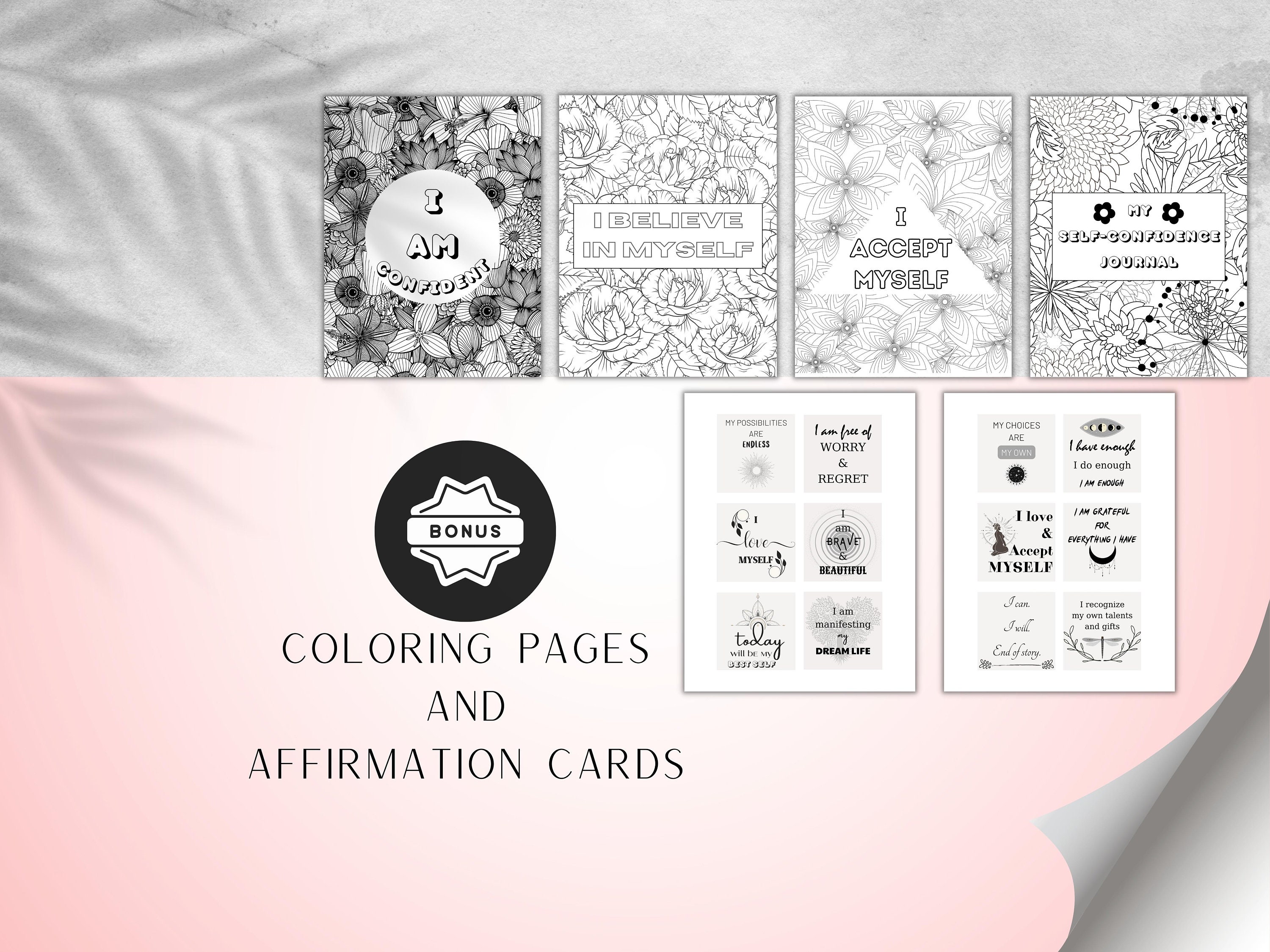 Self Confidence Journal PRINTABLE Self Esteem Planner Confidence ...