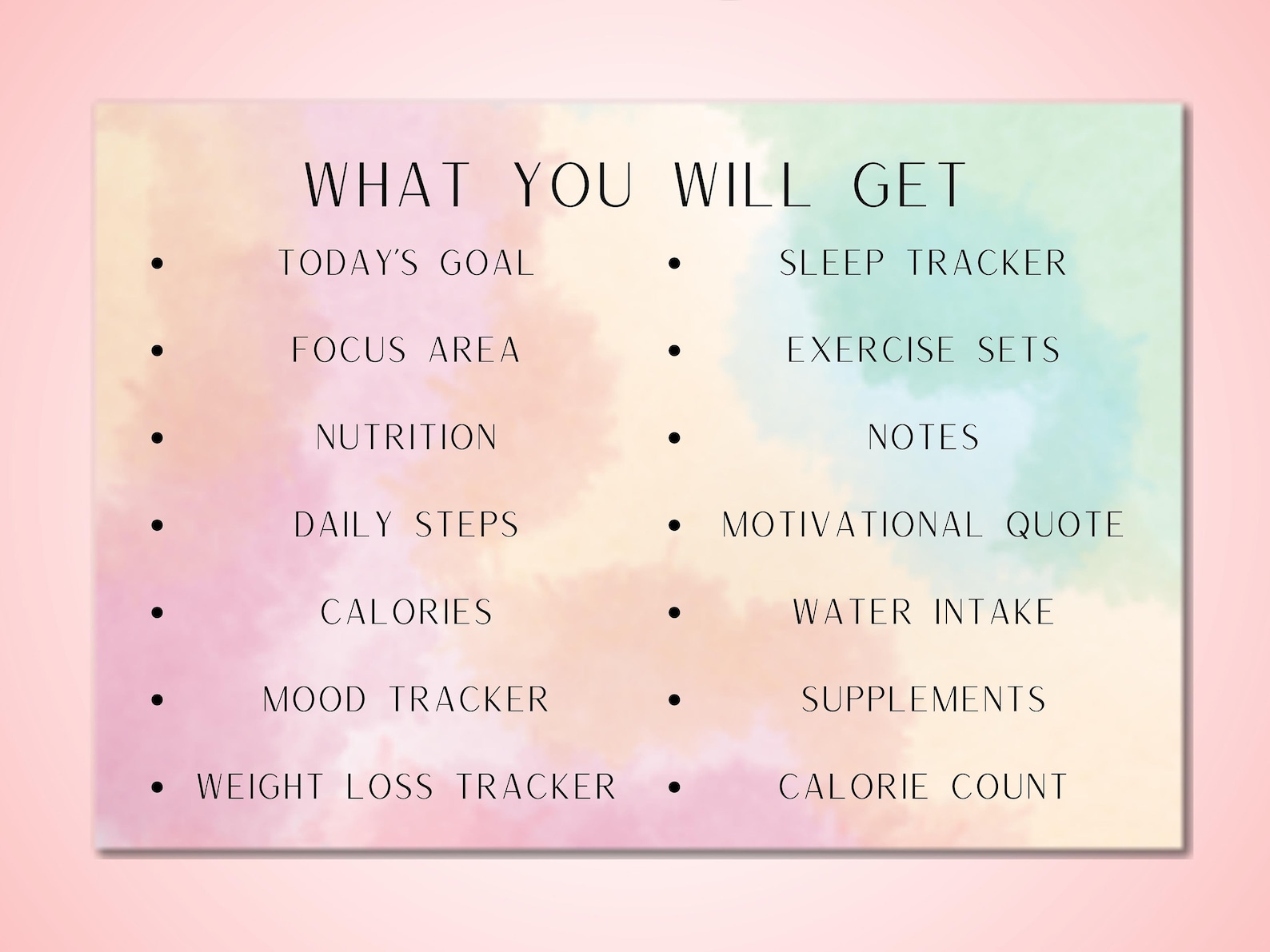 Daily Workout Tracker PRINTABLE| Daily Fitness Journal PDF| Exercise ...