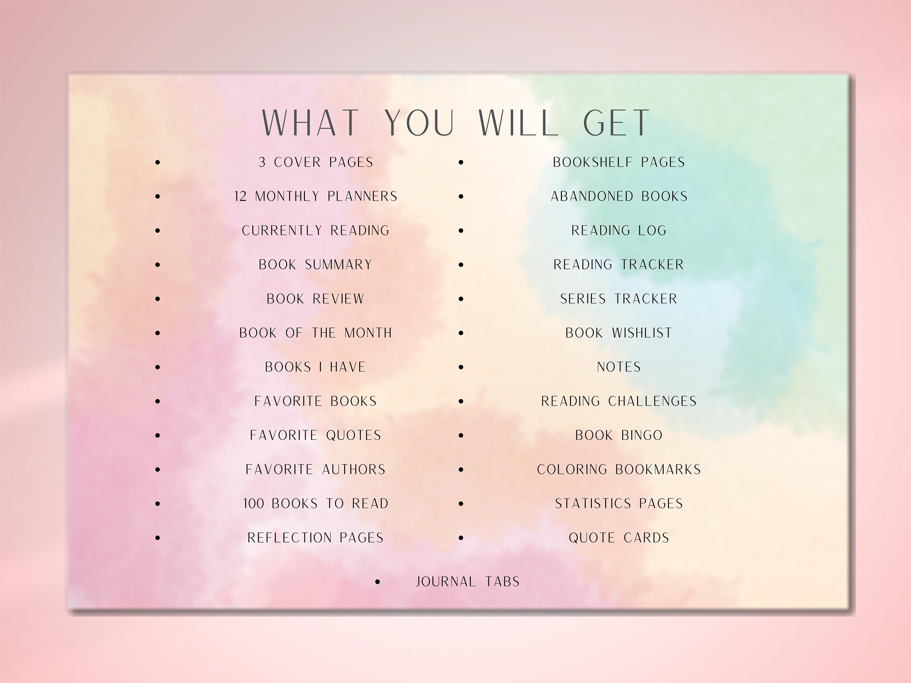 Lavender Color Reading Journal Printable Digital Book Review Journal ...