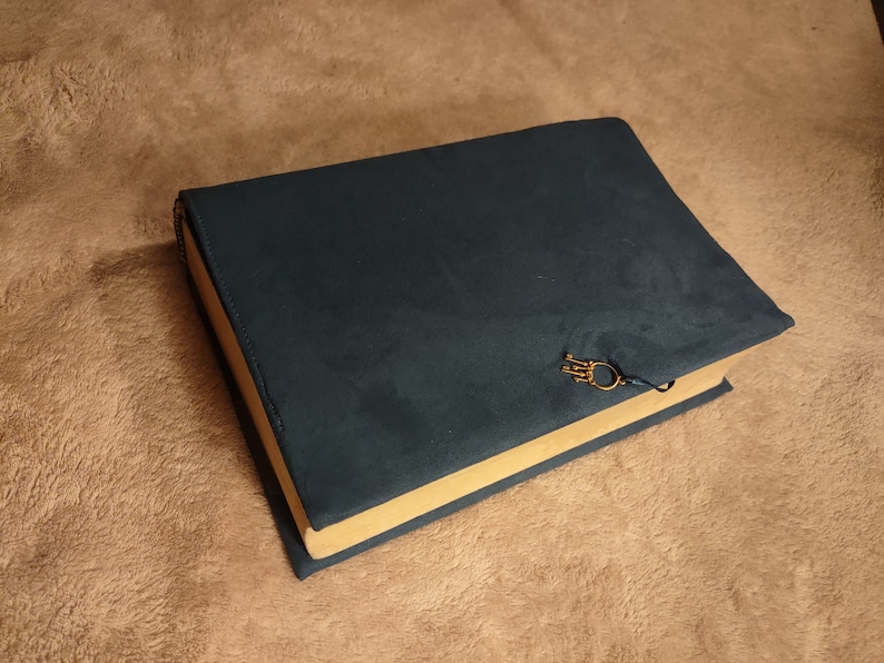 Blue Washable Suede Cloth BIG BOOK Cover - Etsy