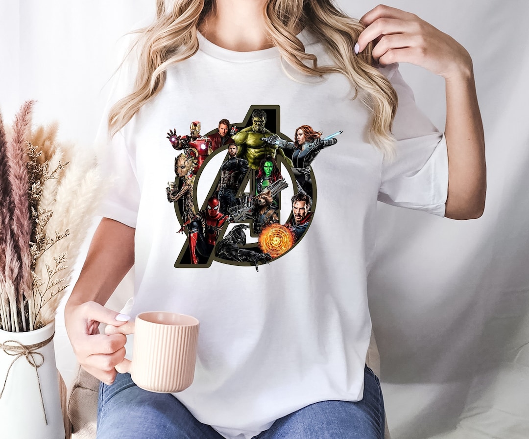 Marvel Avengers Logo T-shirt/hoodie/sweatshirt, Superheroes Shirt ...
