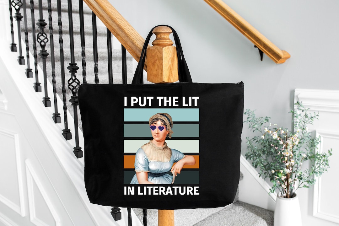 Jane Austen Literary Tote Bag: 