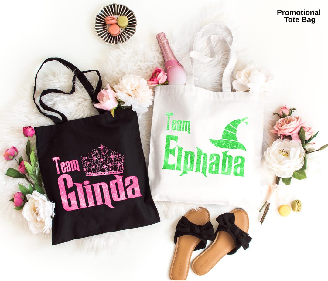 Team Glinda Vs Elphaba Tote Bag: for Good Inspired, Oz Sisters Edition ...