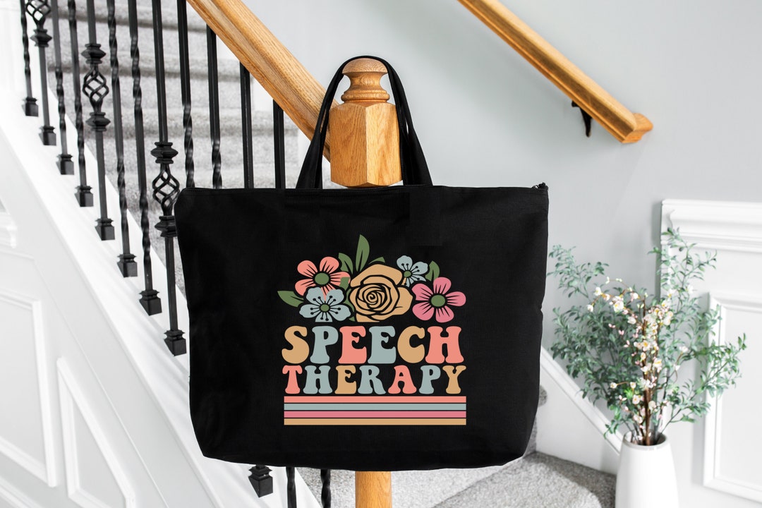 Speech Therapy Tote Bag, Speech Pathology Bag Christmas Gift, Speech ...