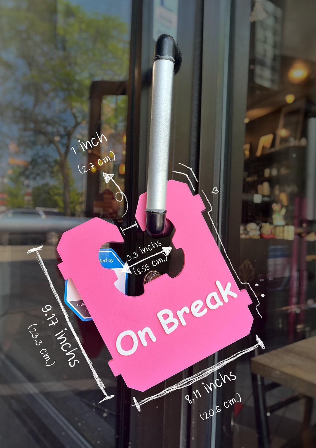 On Break Bread Tag Sign - on Break - Signage - Foodie Gift - Restaurant ...