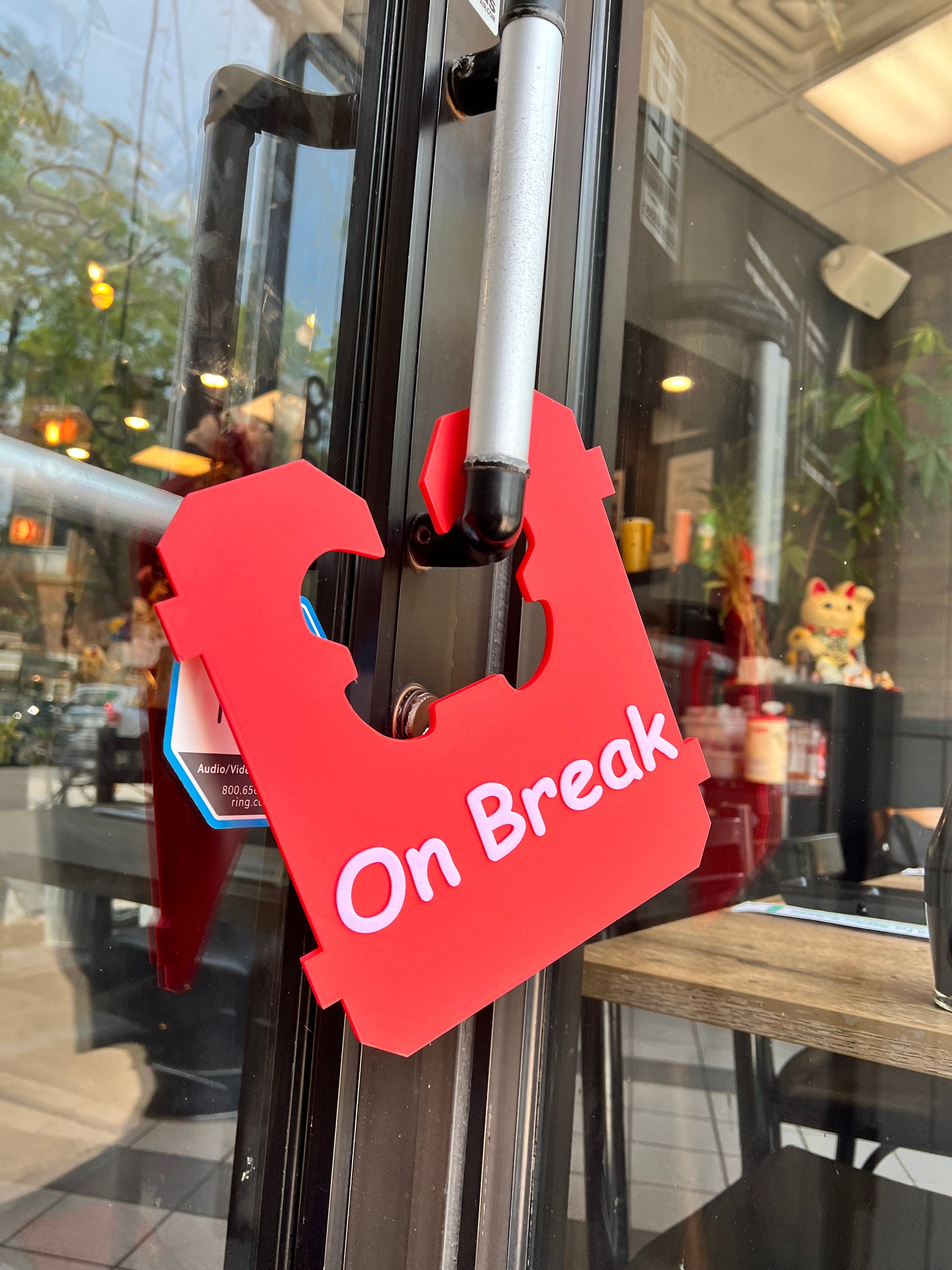 On Break Bread Tag Sign on Break Signage Foodie Gift Restaurant Decor ...