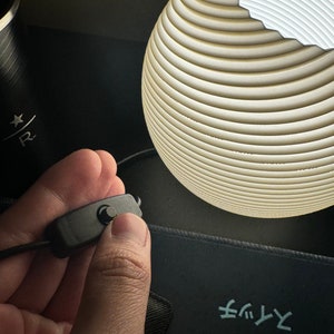 Sphere Lamp - Minimalist Warm Light for Work or Sleep - Etsy