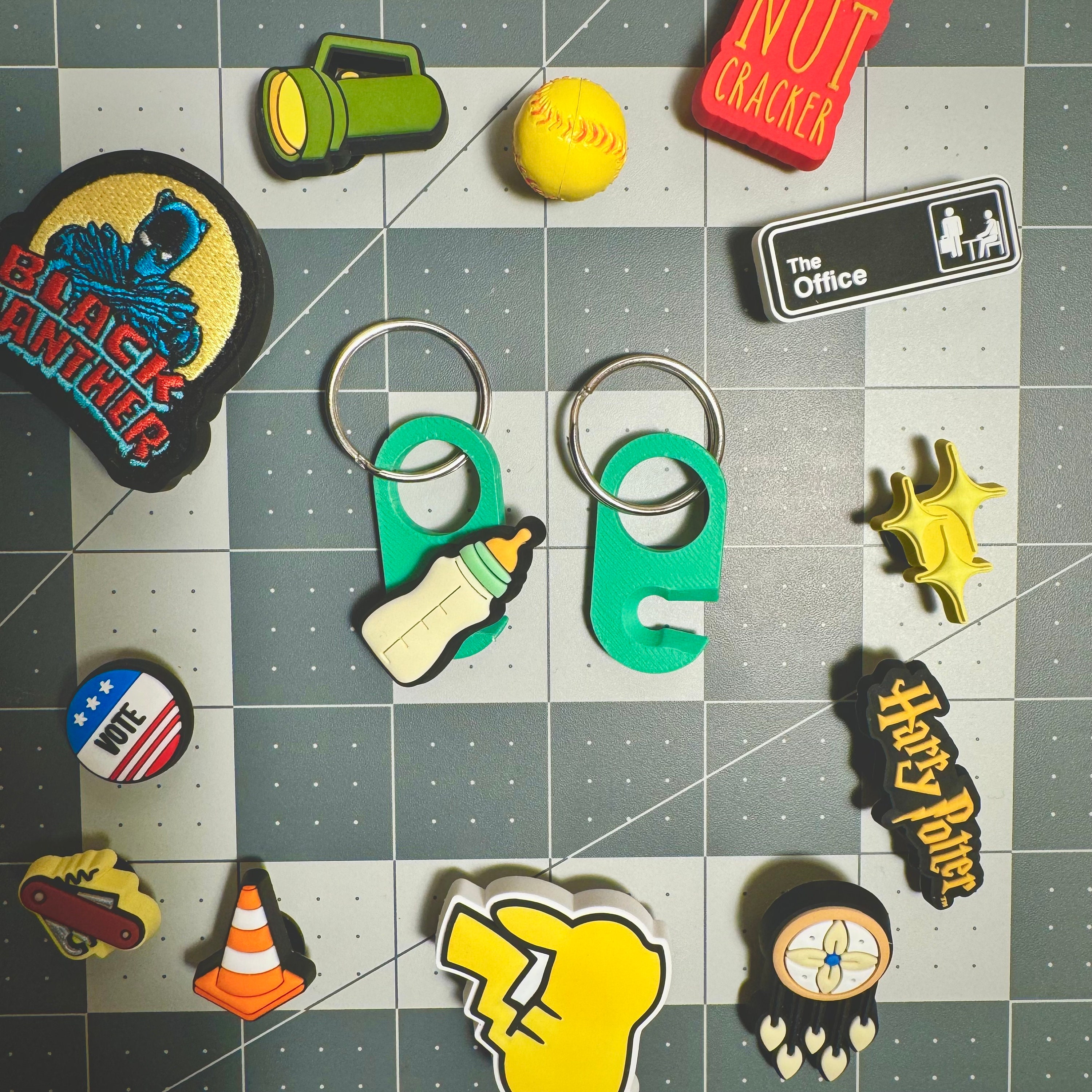 Crocs Jibbitz Charms Keychain Adapter Turn Your Shoe Charms Into ...