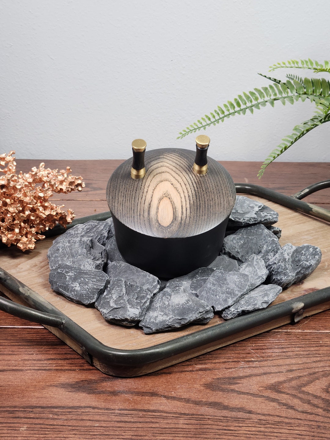 Guitar Wall Mount LATHE TURNED English Ash worn Beautiful Hard Woods ...