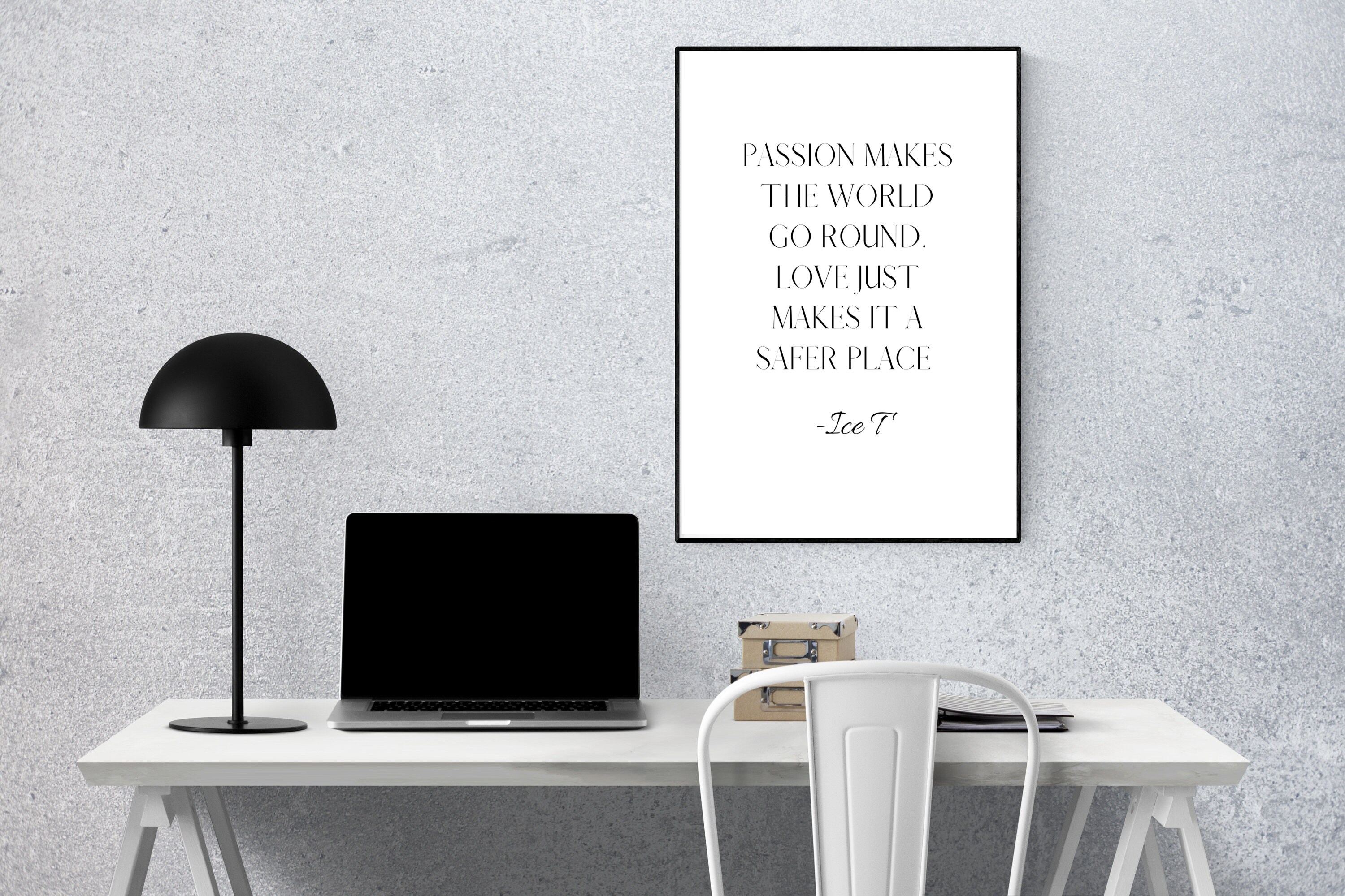 Ice T Artwork Print Ice T Quote Print Celebrity Quote Artwork Passion ...