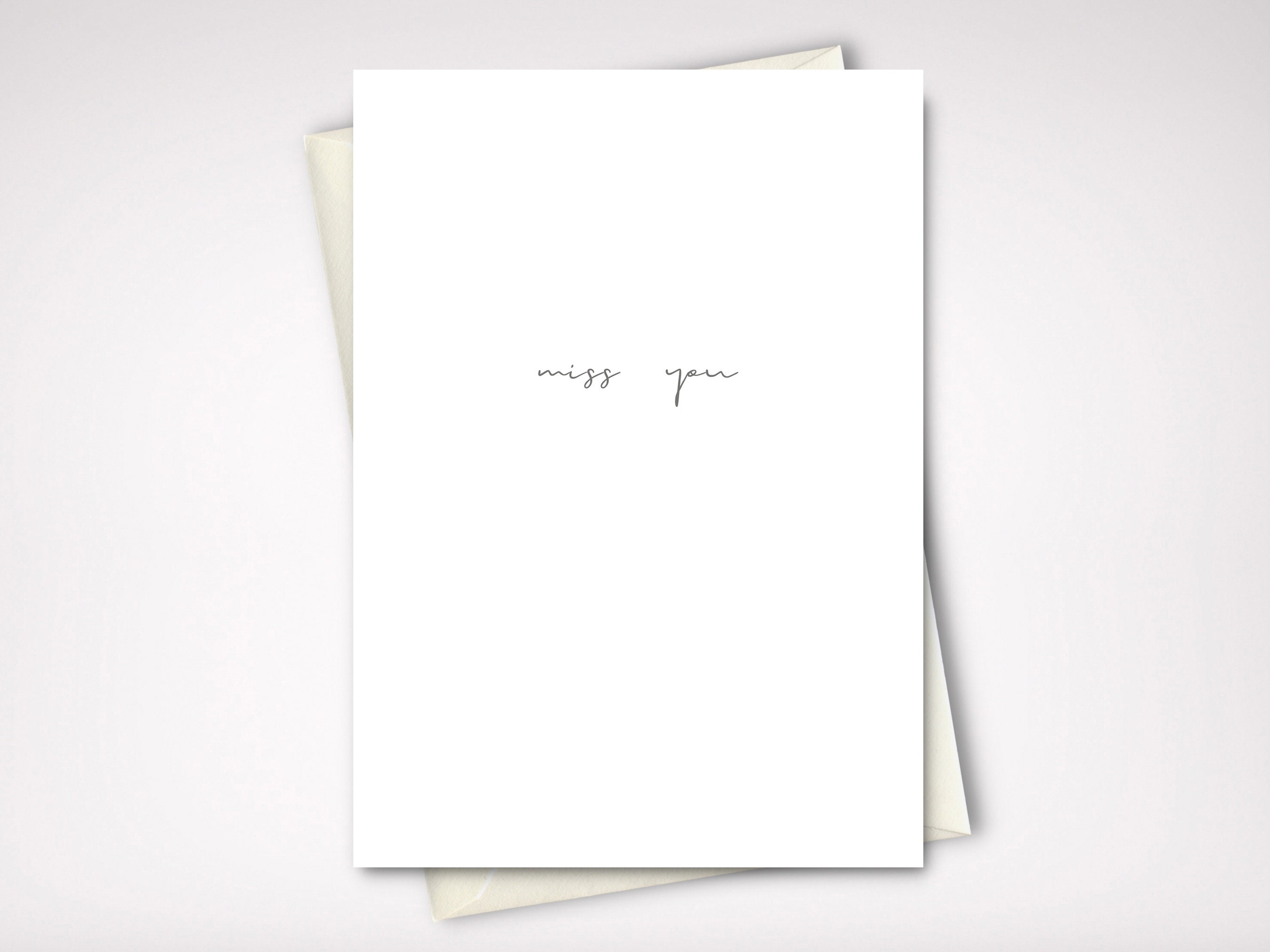 Miss You Card Printable Instant Download Last Minute Missing Etsy