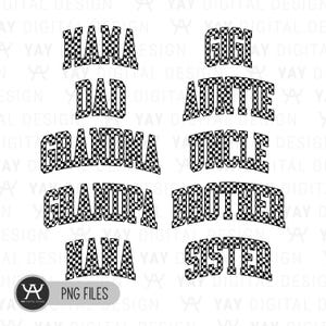 Checkered Mama PNG Bundle: Shirt Sublimation Designs (digital Download ...