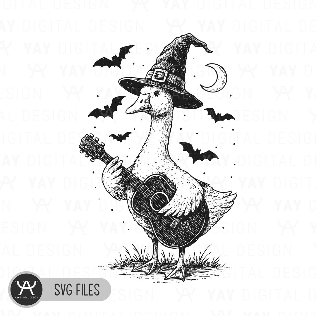 Halloween Goose Svg, Halloween Silly Goose Clipart, Funny Halloween Svg ...