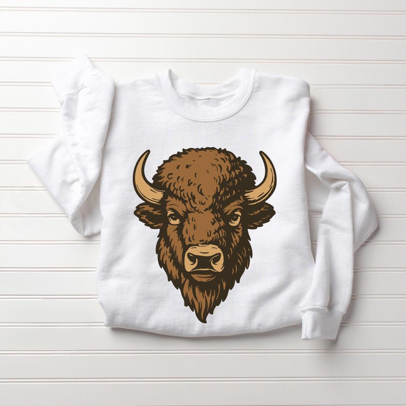 Mountain Buffalo PNG: Western Safari Design (digital Download) - Etsy