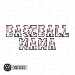 Baseball Alphabet & Numbers PNG: Team Font Clipart (digital Download ...