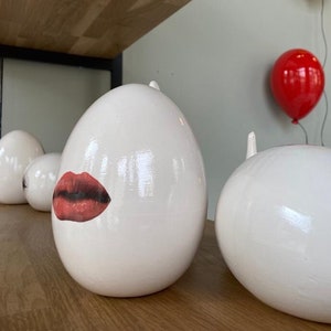 Ceramic Lips Sculpture Statement Table Centerpiece Bookshelf - Etsy
