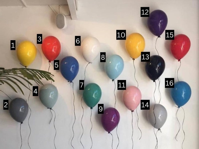 Pop Art Sculpture, Red Ceramic Balloon, Interior Design, Pottery Wall ...