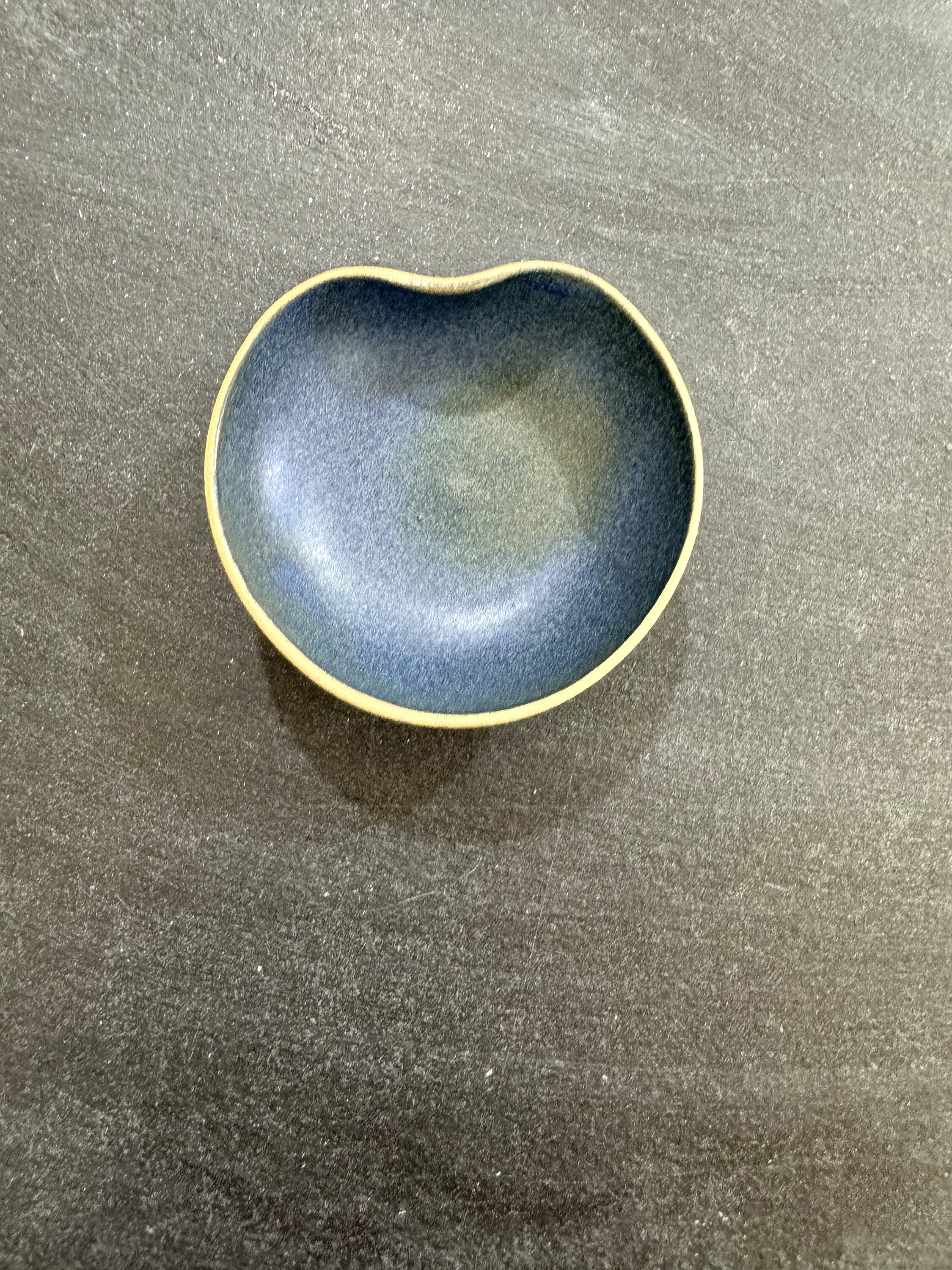 Blue Green Ceramic Plates, Handmade Earthy Pottery, Housewarming, Oval ...